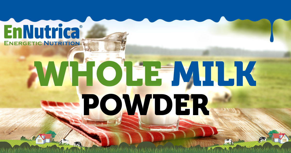 Whole Milk Powder - EnNutrica from 99.98% Grass Grazed Cow Milk